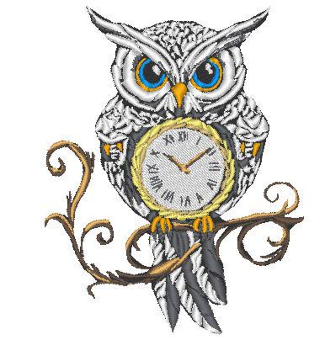 Owl , Machine Embroidery ,file Design - Etsy