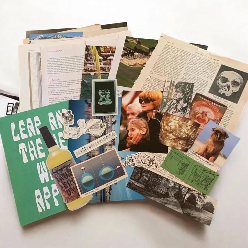 Bundle of 30 Mystery Magazine Clippings (collage Kit, Magazine ...