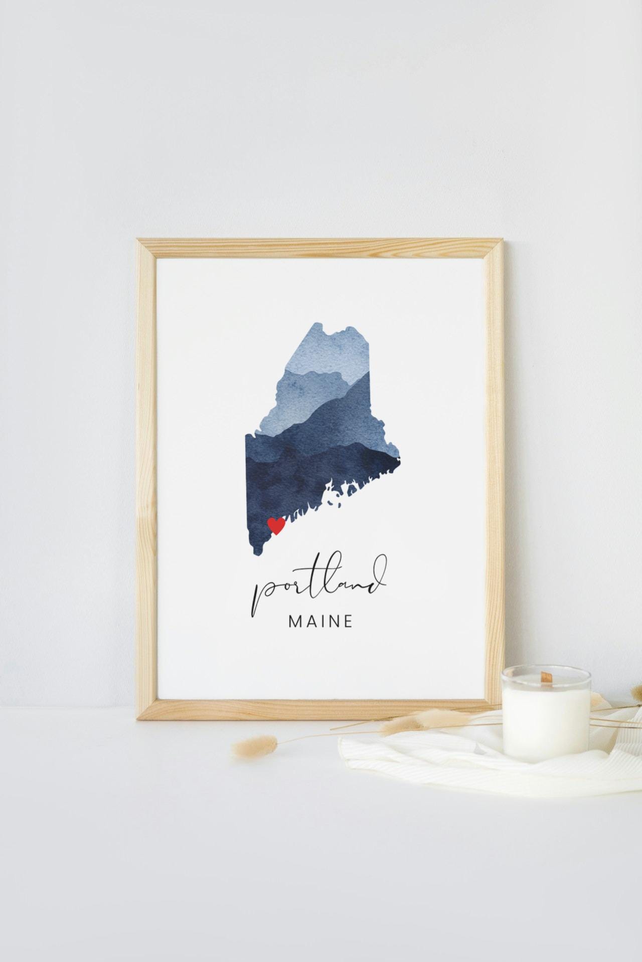Custom 50 States and City Wall Art Personalize 50 States Digital Wall ...