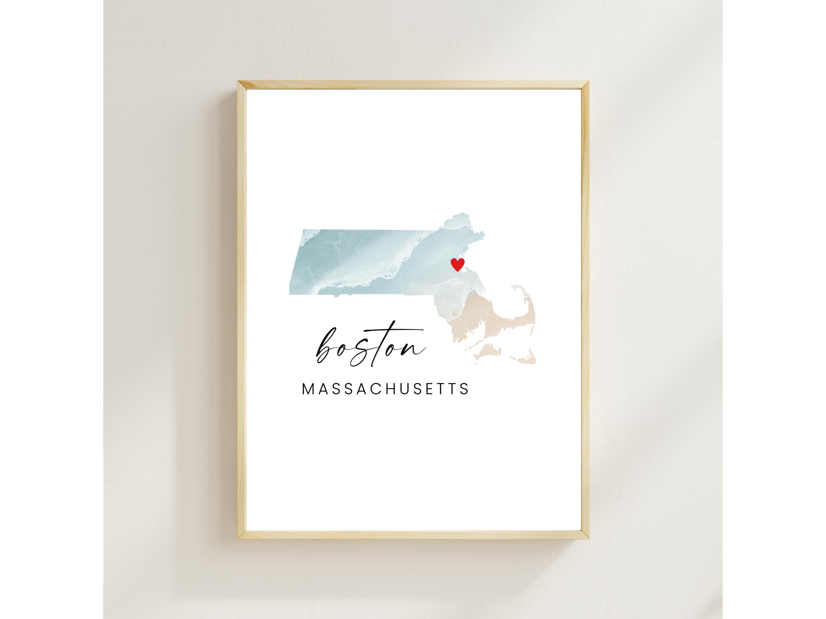 Custom 50 States and City Wall Art Personalize 50 States Digital Wall ...