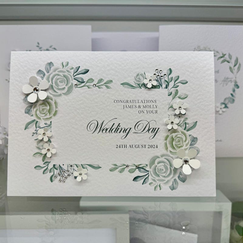 Luxury Wedding Card - Etsy