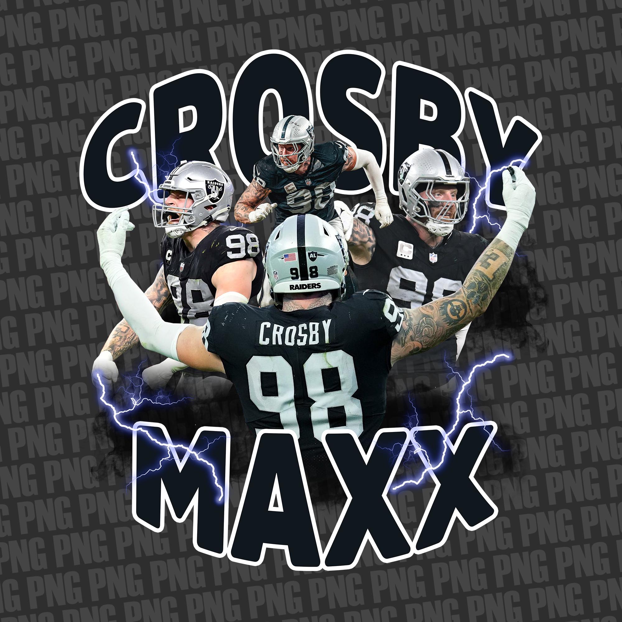Maxx Crosby T Shirt Design PNG Instant Download Maxx Crosby Fan Tshirt ...