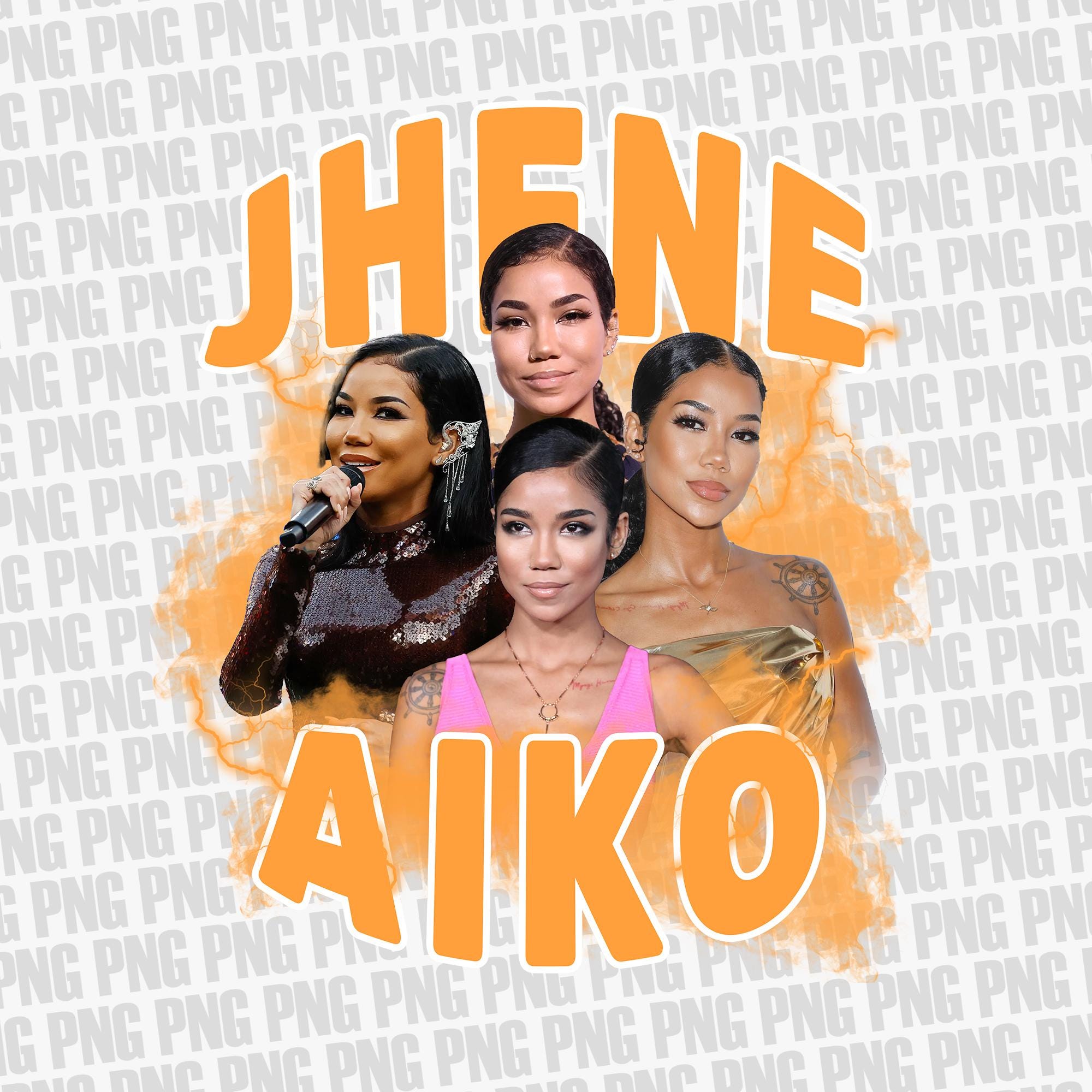 Jhene Aiko T Shirt Design PNG Instant Download Jhene Aiko Fan Tshirt ...
