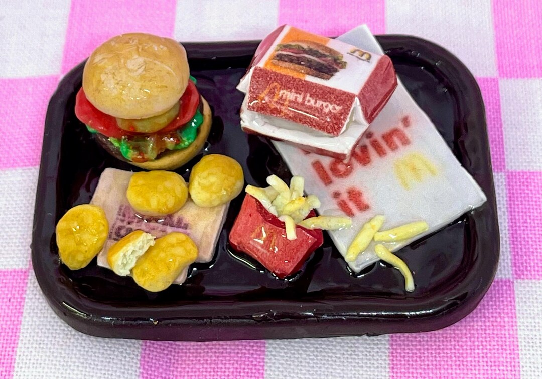 Fridge Food Magnet | Mcdonald's Big Mac & Nuggets Kitchen Decor ...