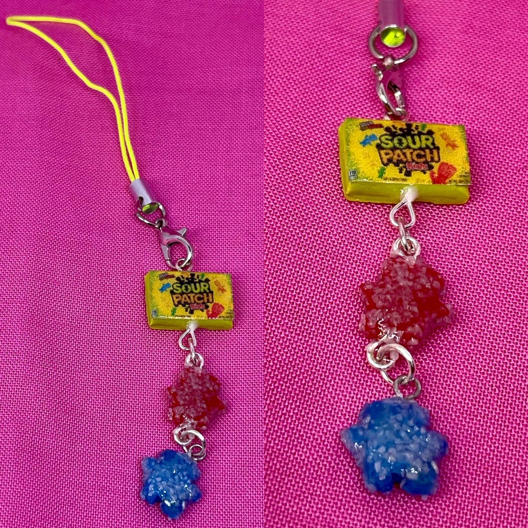 Food Phone Charm| Sour Patch Kids Candy Phone Charm |realistic Fake ...