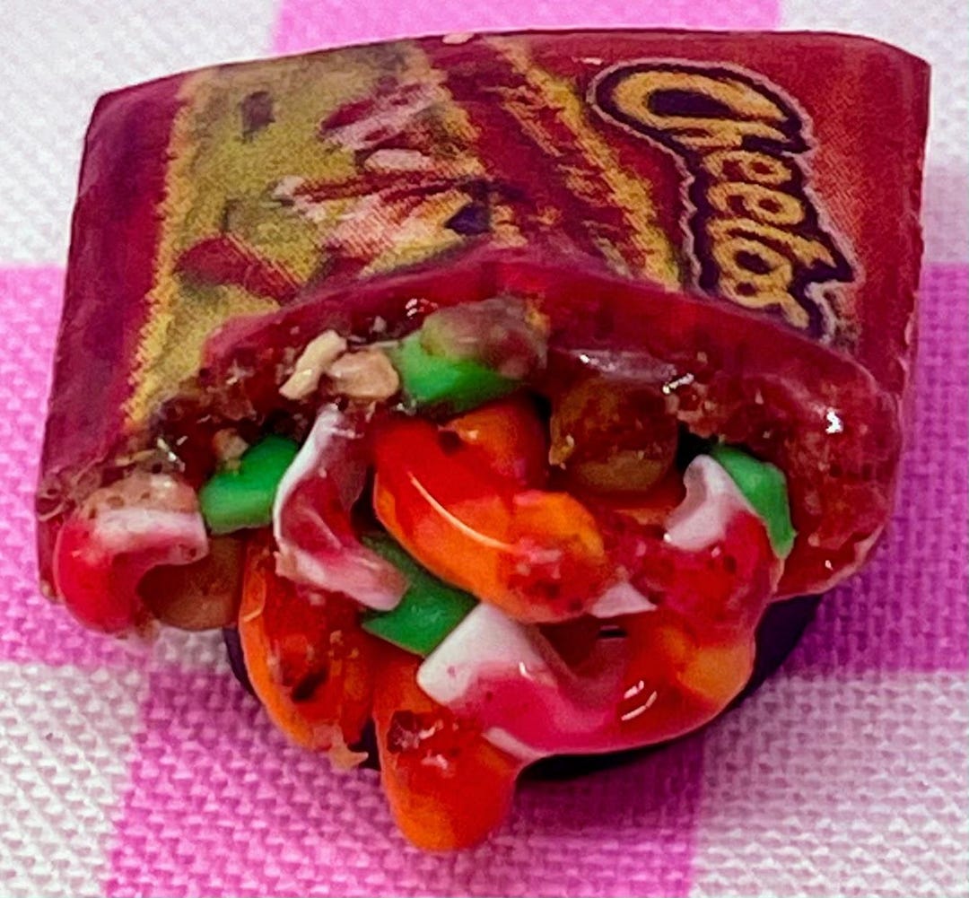 Fridge Food Magnet Cheetosloco Kitchen Decor Realistic Fake Miniatures ...