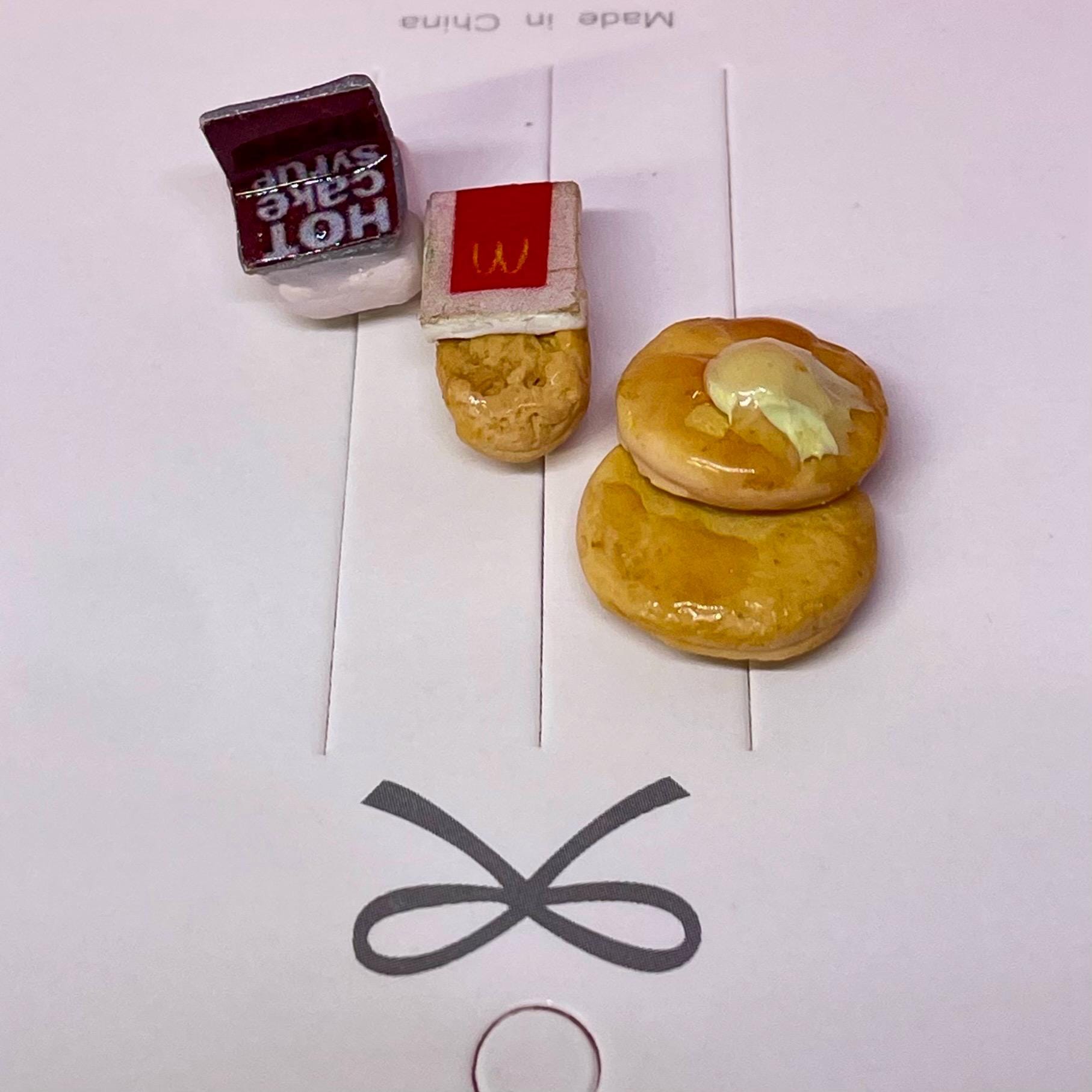 Food Pins Mcdonalds Breakfast Pinsrealistic Food Handmade Gift Fake ...