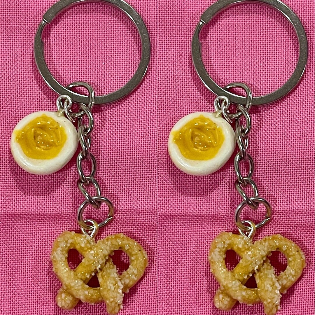 Miniature Food Keychain | Pretzel Food Keychain | Fun Keychains ...