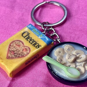 Miniature Food Keychain | Cheerios Cereal Food Keychain |fun Keychains ...