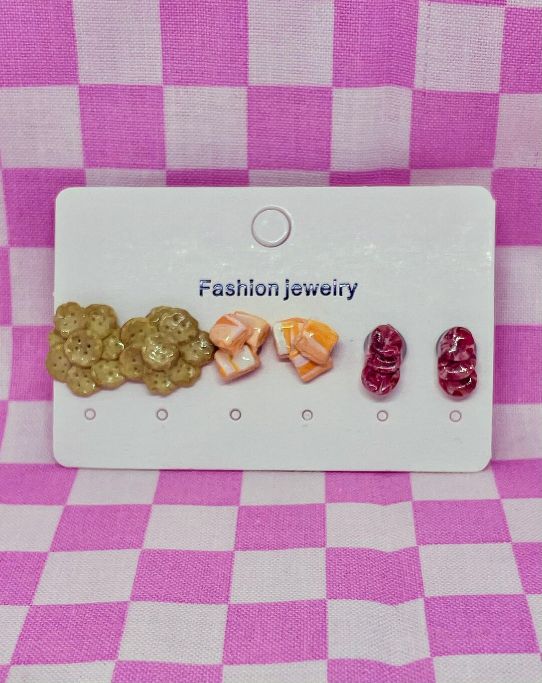 Miniature Food Jewelry | Adult Lunchables Food Earrings | Polymer Clay ...