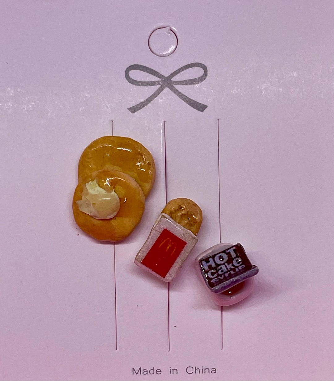 Food Pins| Mcdonald’s Breakfast Pins|realistic Food | Handmade Gift ...