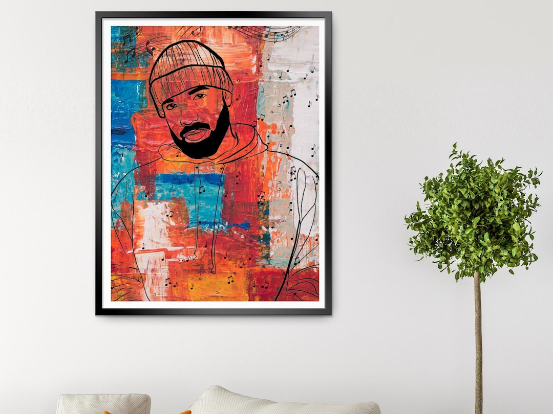 Drake Album Poster, Album Cover Wall Art, Digital Poster, Drake Art ...