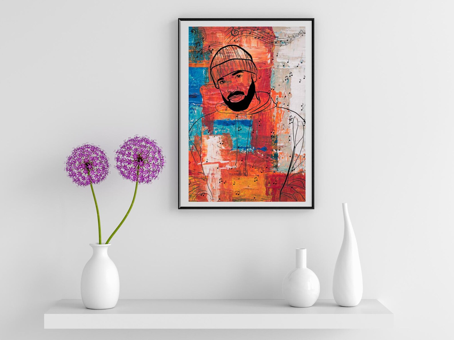 Drake Album Poster, Album Cover Wall Art, Digital Poster, Drake Art ...