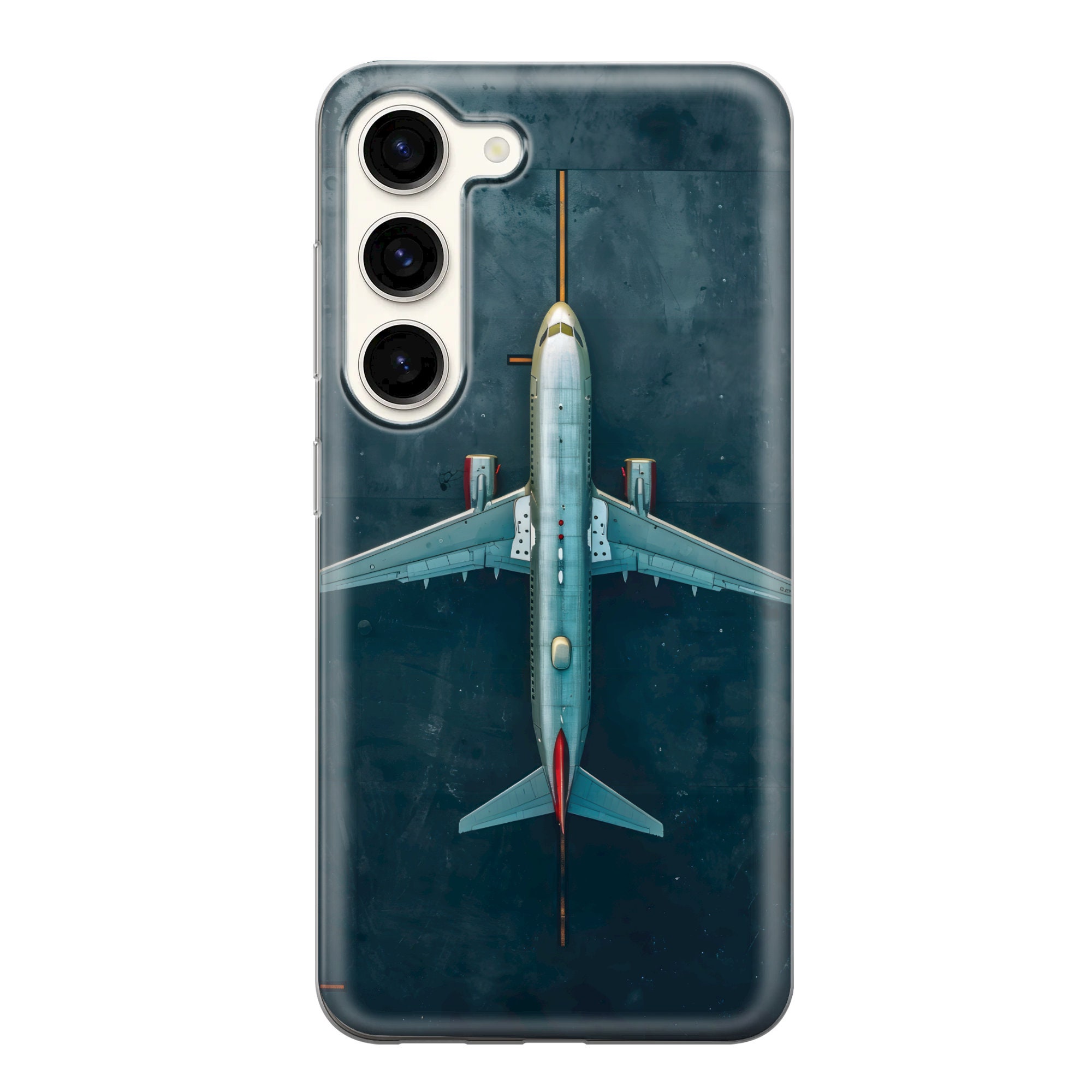 Airplane Aesthetic Phone Case Plane Boeing Cover for Samsung Galaxy S24 ...