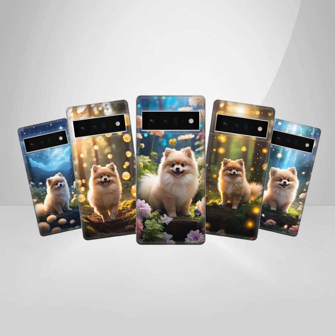 Pomeranian Phone Case Spitz Cover for Pixel 8A 7 Pro Samsung S24 S23 FE ...