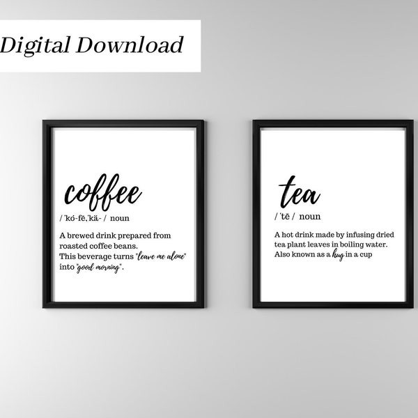 Tea Station Signs - Etsy