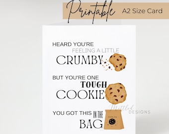 Printable Get Well Soon Card, Encouragement Greeting Card , Floral Feel ...