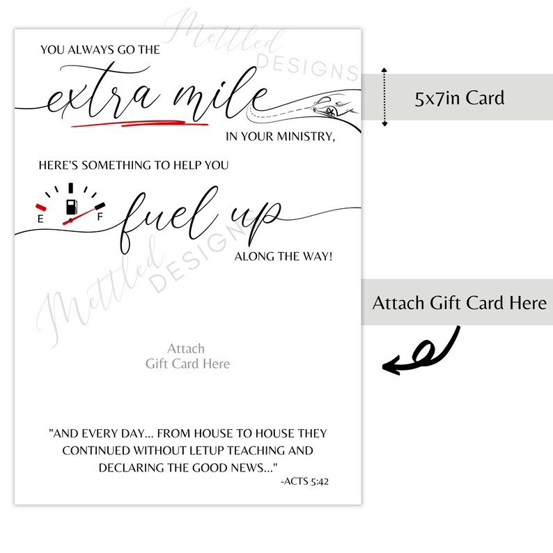 JW Pioneer Printable Gas Gift Card Digital Download Greeting - Etsy