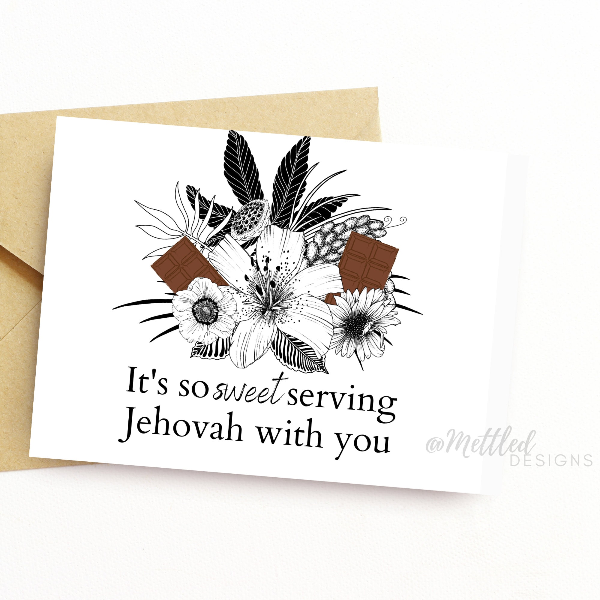 JW Printable Greeting Card Digital Download Greeting Card | Etsy