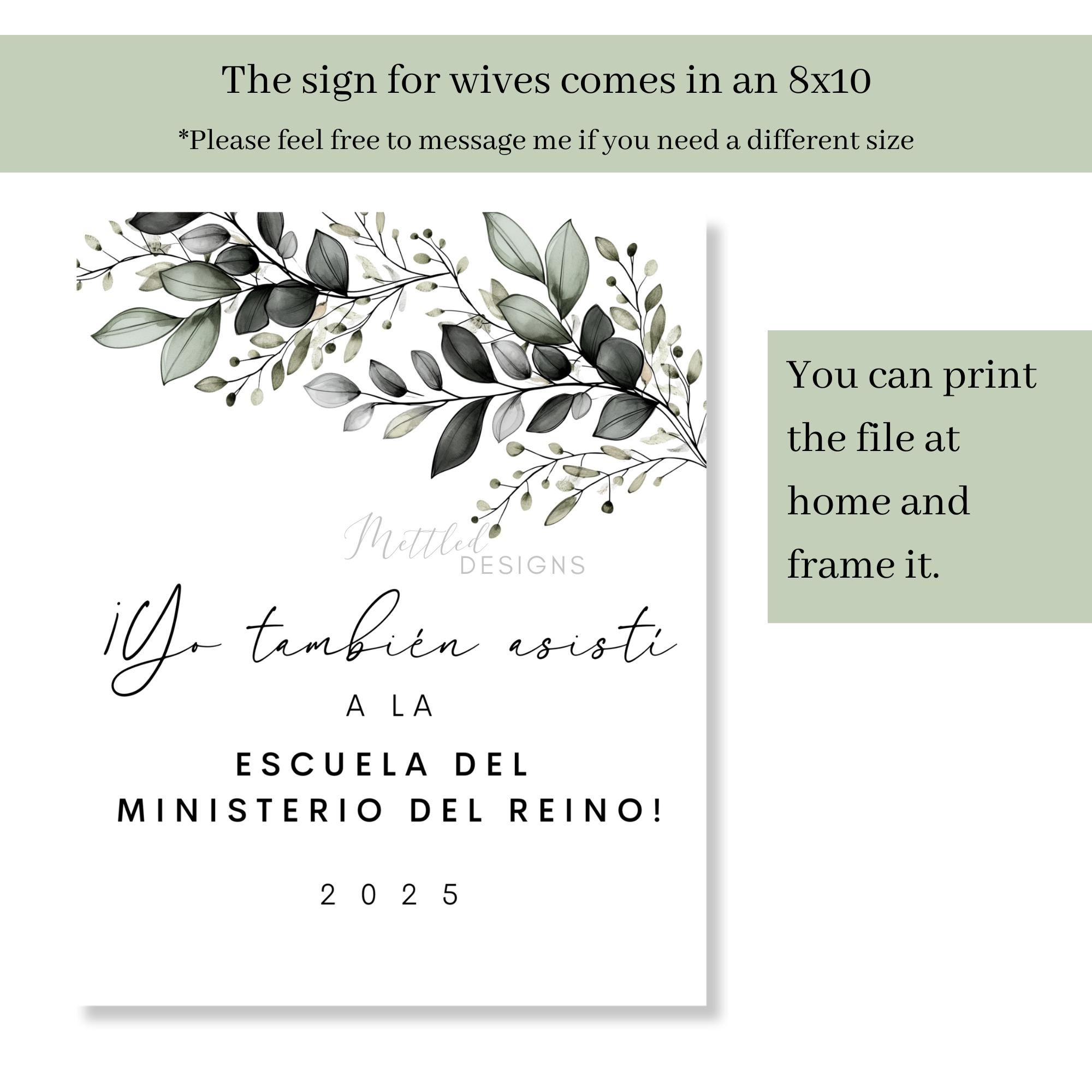 JW Elder Spanish KMS Welcome Sign, Digital Download JW Espanol Kingdom ...