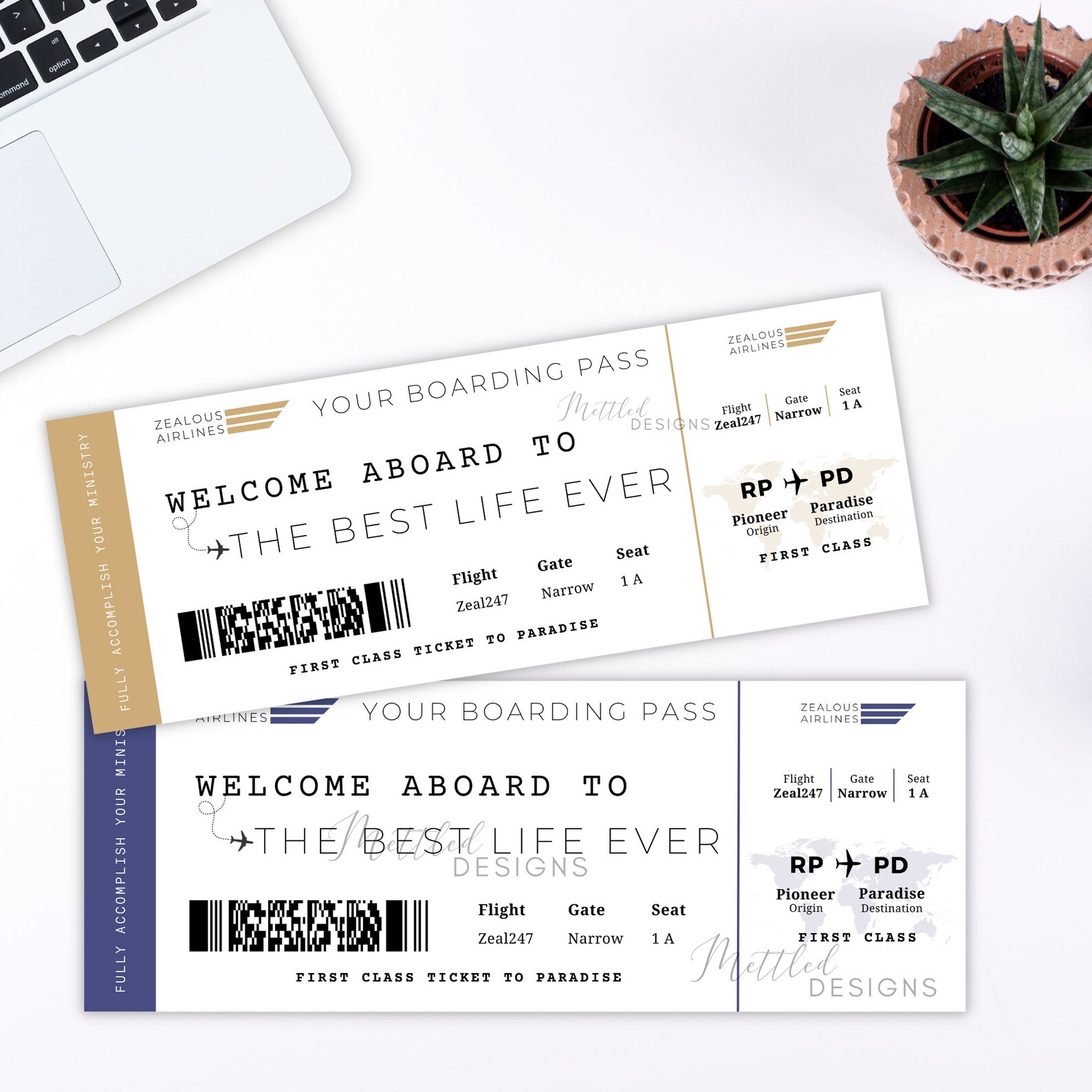 JW Best Life Ever Printable Boarding Pass Cards, Digital Download JW ...