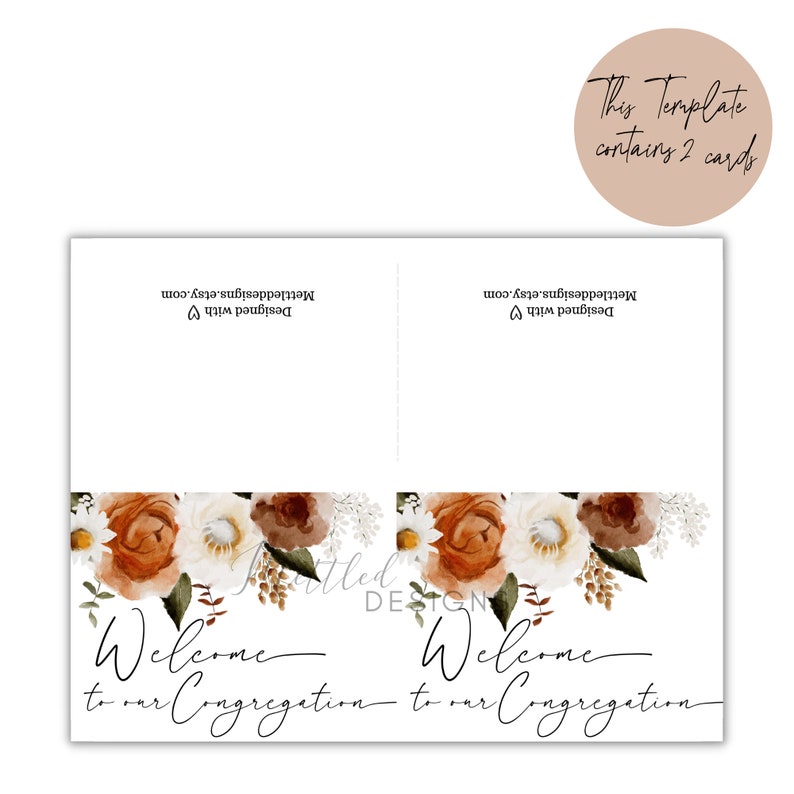 JW Welcome to Our Congregation Printable Greeting Card New - Etsy