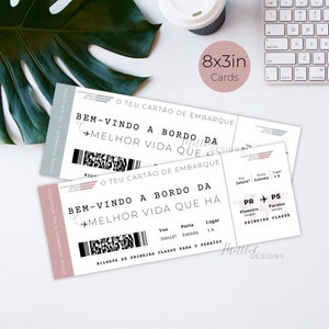JW Portuguese Best Life Ever Printable Boarding Pass Cards, Português ...