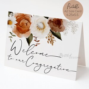 JW Welcome to Our Congregation Printable Greeting Card, New ...