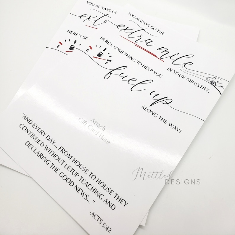 JW Pioneer Printable Gas Gift Card Digital Download Greeting - Etsy