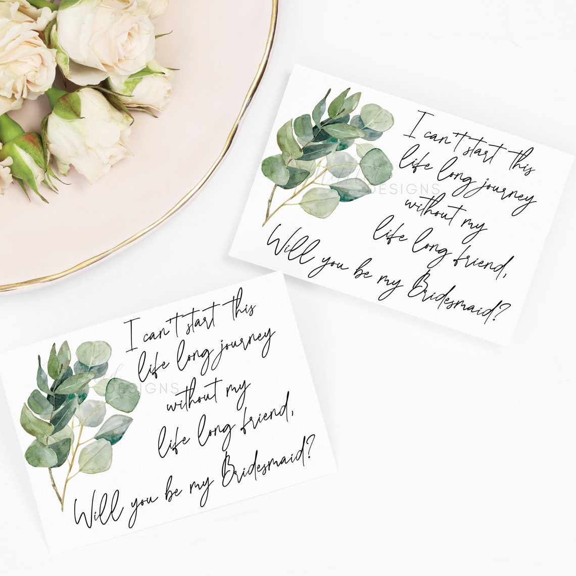 Bridesmaid Proposal Printable Greeting Card Digital Download - Etsy