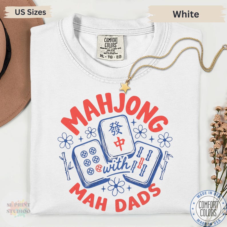 Mahjong Dad Shirt Funny Game Night Gift for Mahjong Loving Fathers ...