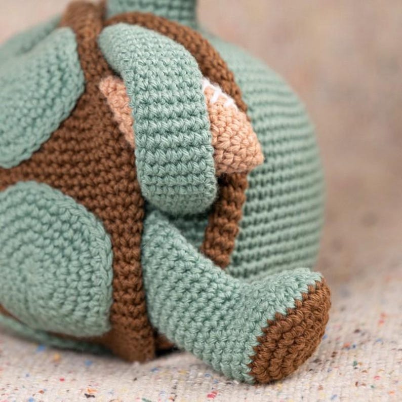 Crochet Turtle PATTERN PDF, Amigurumi Turtle Tutorial, Easy Crochet ...