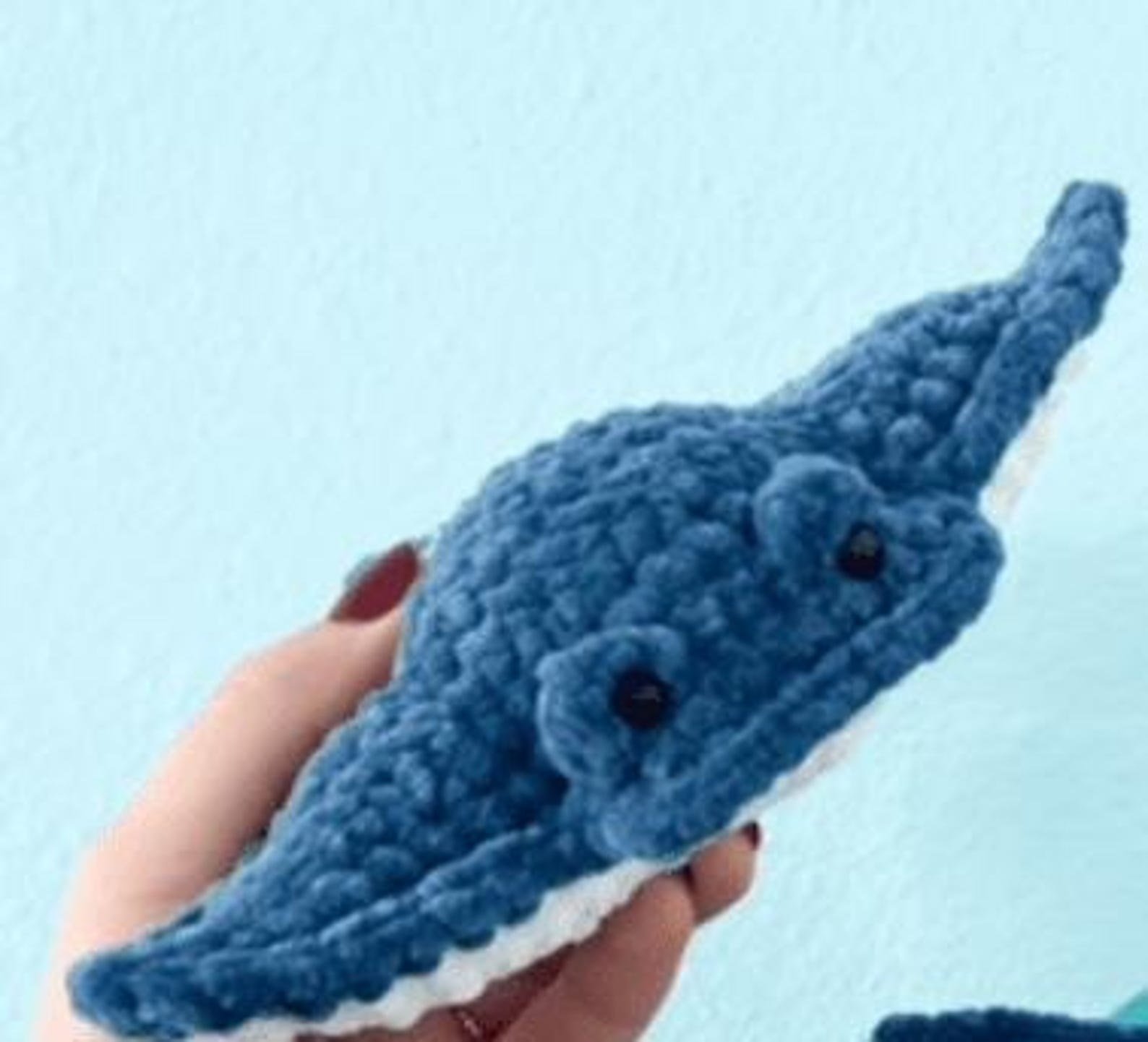 Cuttlefish Amigurumi Crochet Pattern, Instant Download, Ocean Creature ...