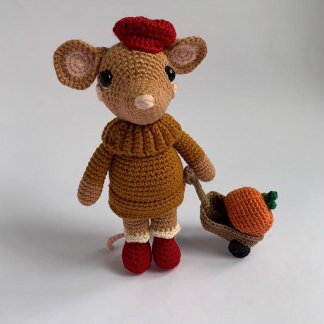 Crochet Mouse PATTERN PDF, Amigurumi Animal Tutorial, Easy Crochet ...
