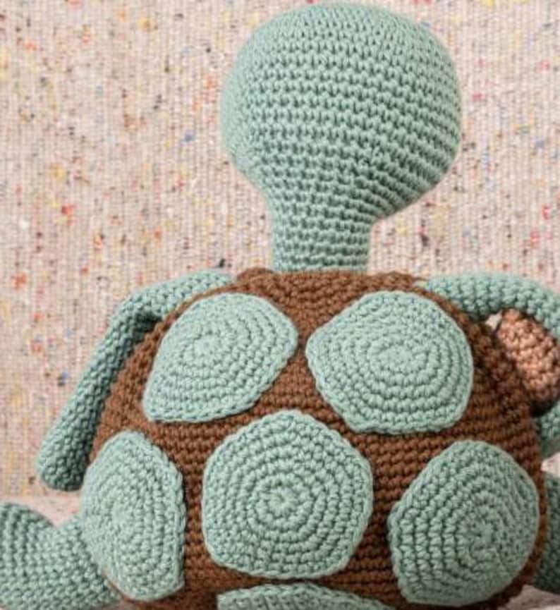 Crochet Turtle PATTERN PDF, Amigurumi Turtle Tutorial, Easy Crochet ...