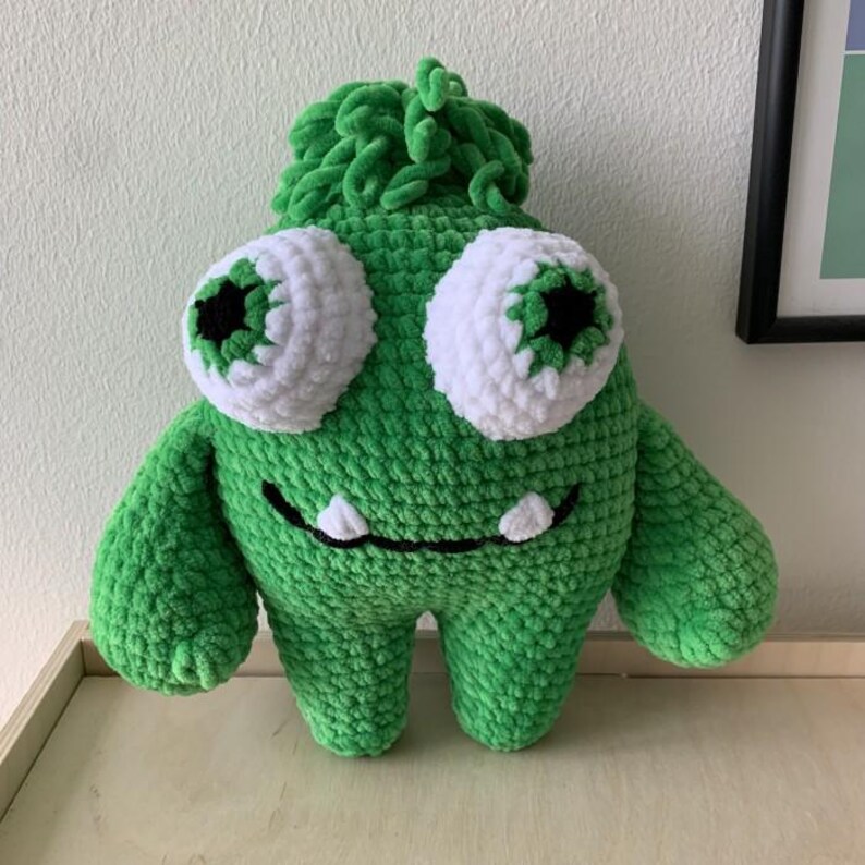 Crochet Monster Pattern PDF Amigurumi Monster Tutorial - Etsy