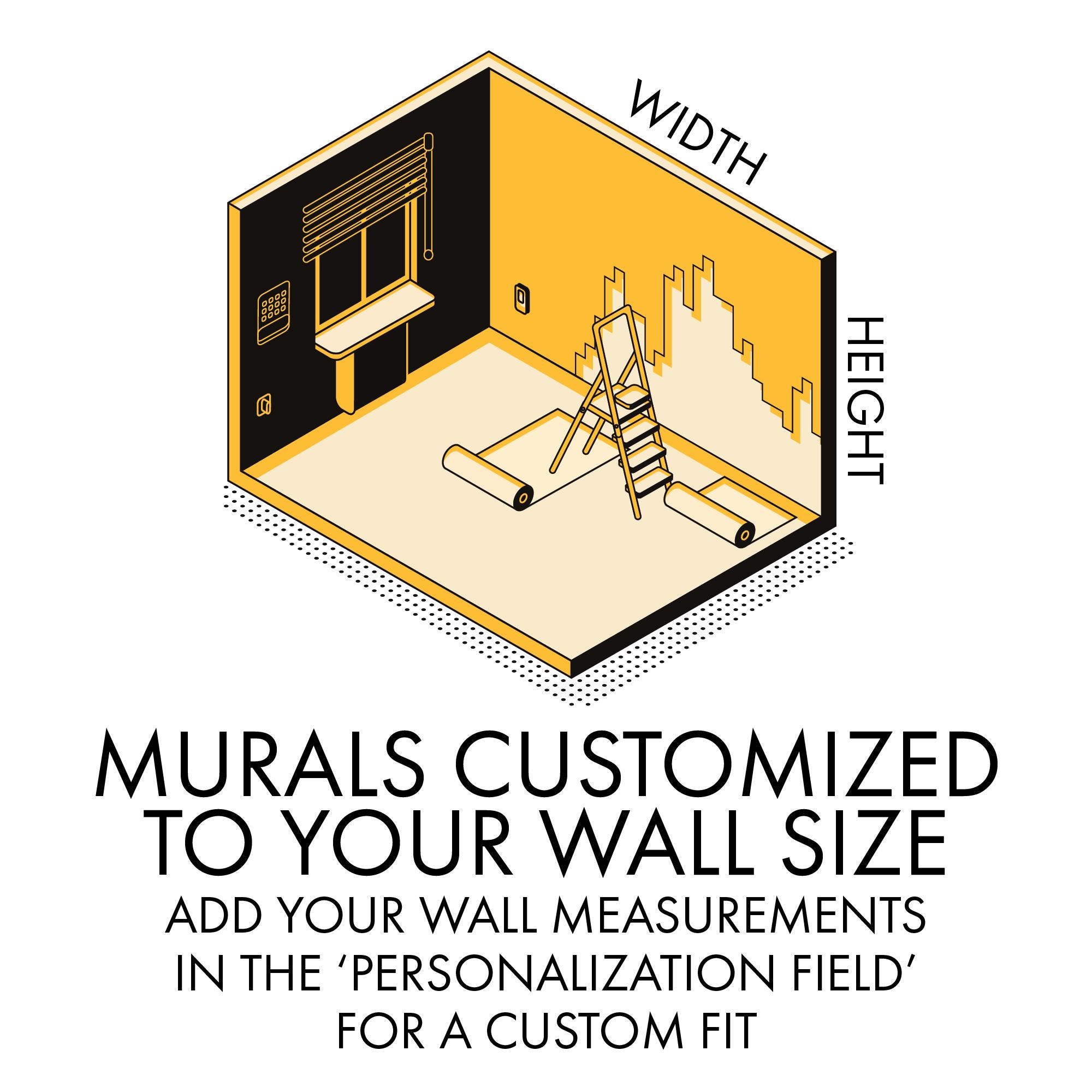 Union Jack Mural, British Flag Mural, Union Jack Wallpaper, British ...