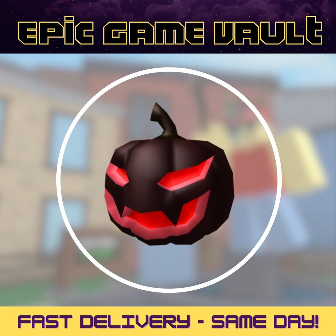 Roblox Murder Mystery 2 MM2 Red Pumpkin - Etsy