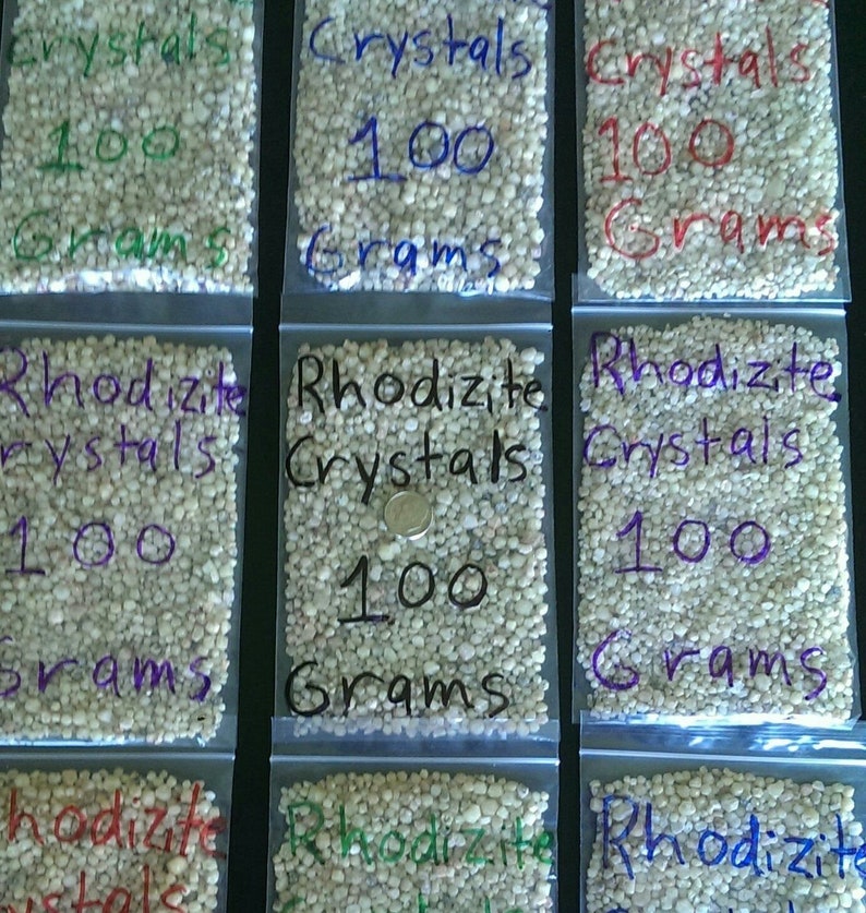 RHODIZITE CRYSTALS 100 Grams Wholesale B Grade Crystals Great - Etsy