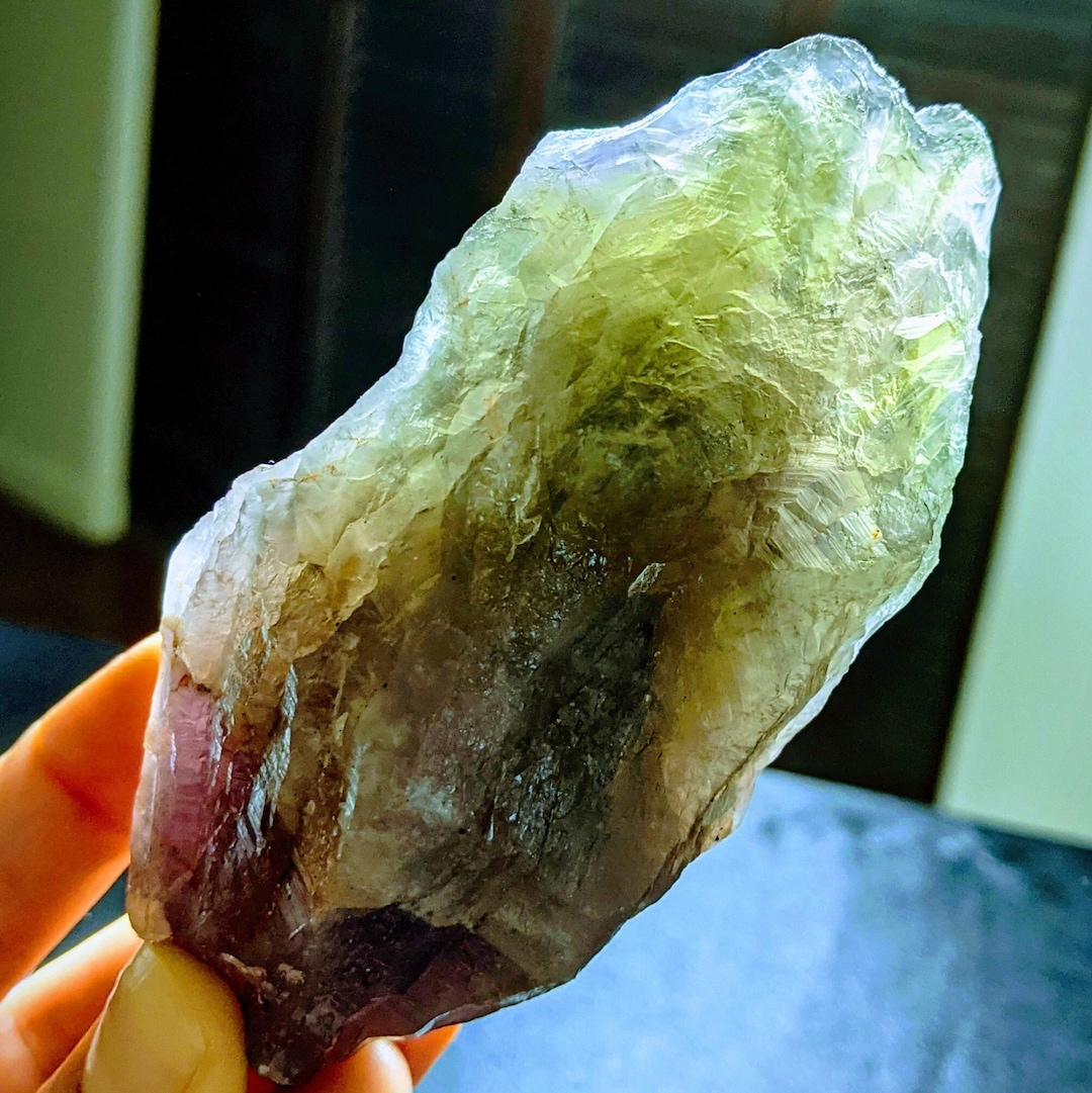 EMERALD Auralite 23 Crystal Wand! Authentic Canada Super Seven ...