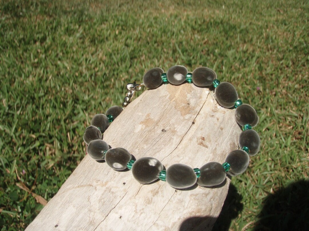 Mgambo Seeds / Hua Weleweka Bracelet With Silver Lined BLUE Peridot ...