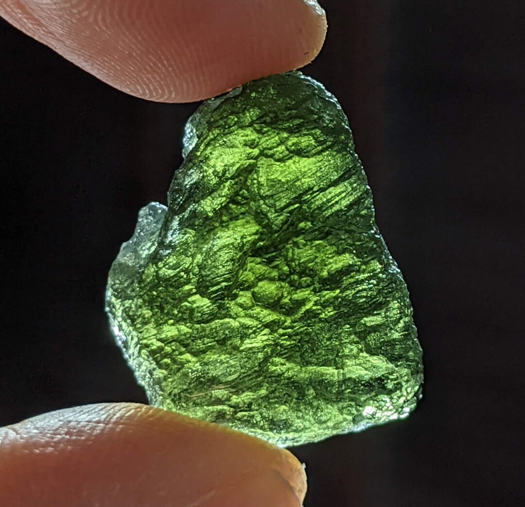 Genuine Moldavite Specimen 4.4 Grams Certificate of Authenticity ...
