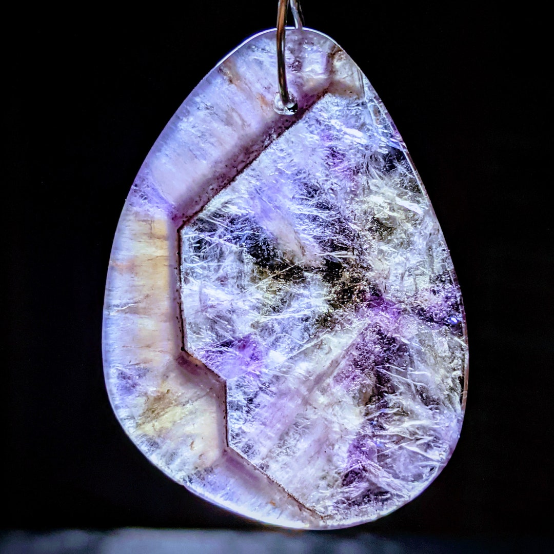 AURALITE 23 Necklace / Large Auralite 23 Pendant / Auralite 23 Crystal ...