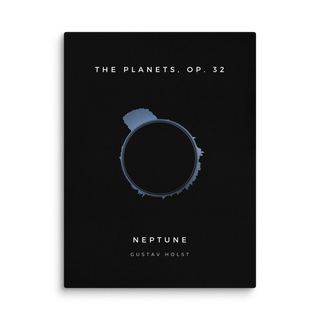 Sound Wave Art Gustav Holst the Planets: Neptune Canvas - Etsy