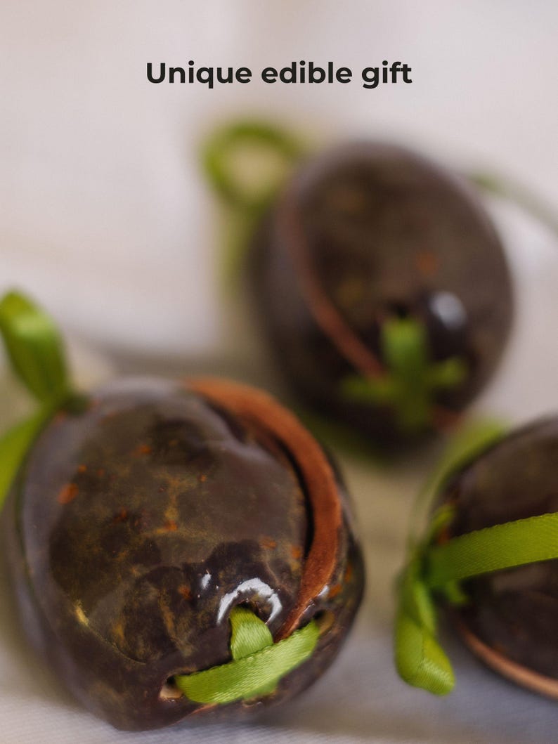 Kankhveta, Candy in Ceramic Plum, Handmade Chocolate, Gift ...