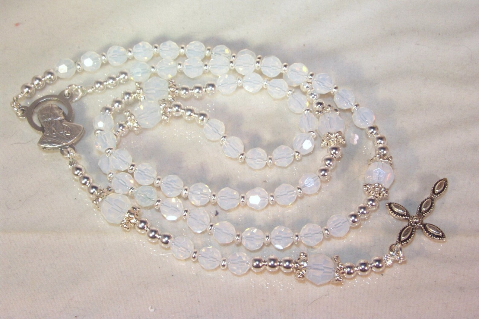 Swarovski Crystal Rosary Catholic Anglican Jewish Made | Etsy