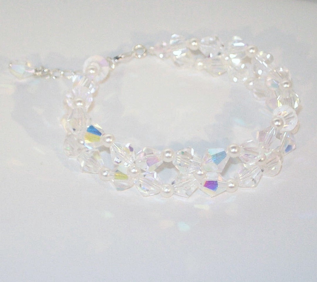 Swarovski Crystal & Pearl Jewelry - Bride/bridesmaid or Birthstone ...