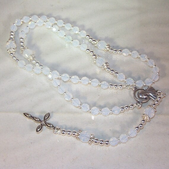 Swarovski Crystal Rosary Catholic Anglican Jewish Made | Etsy