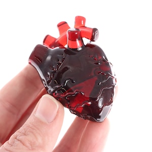 Handheld Glass Heart - Etsy