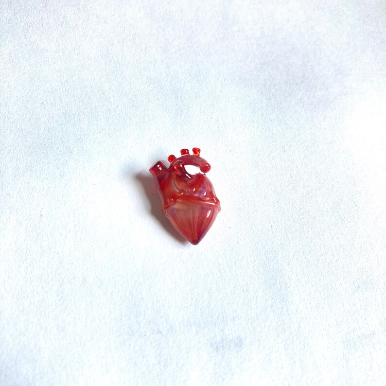 Really Tiny Glass Heart in a Jar - Etsy
